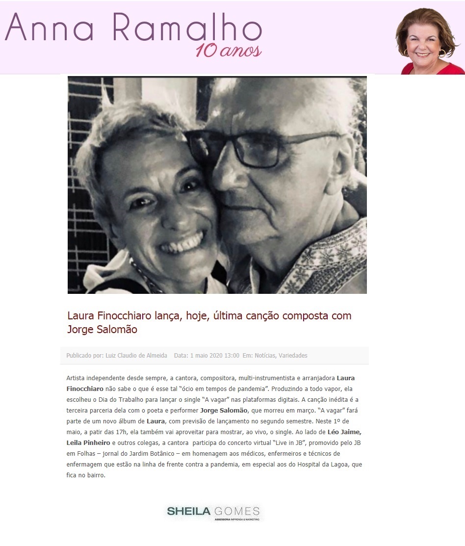 Anna Ramalho – A vagar – Laura Finocchiaro